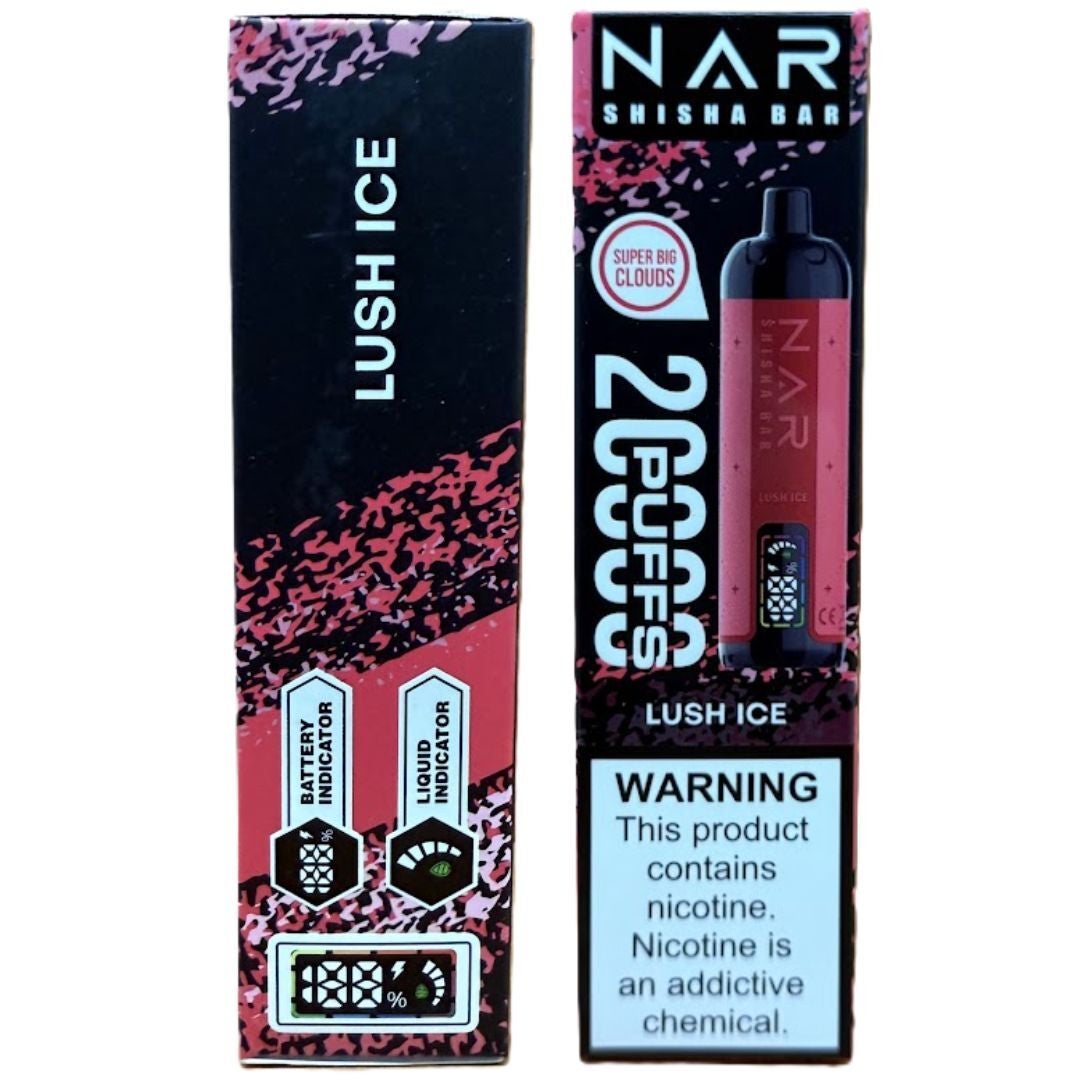 NAR SHISHA BAR LUSH ICE VAPE DISPOSABLE – Universal Wholesale