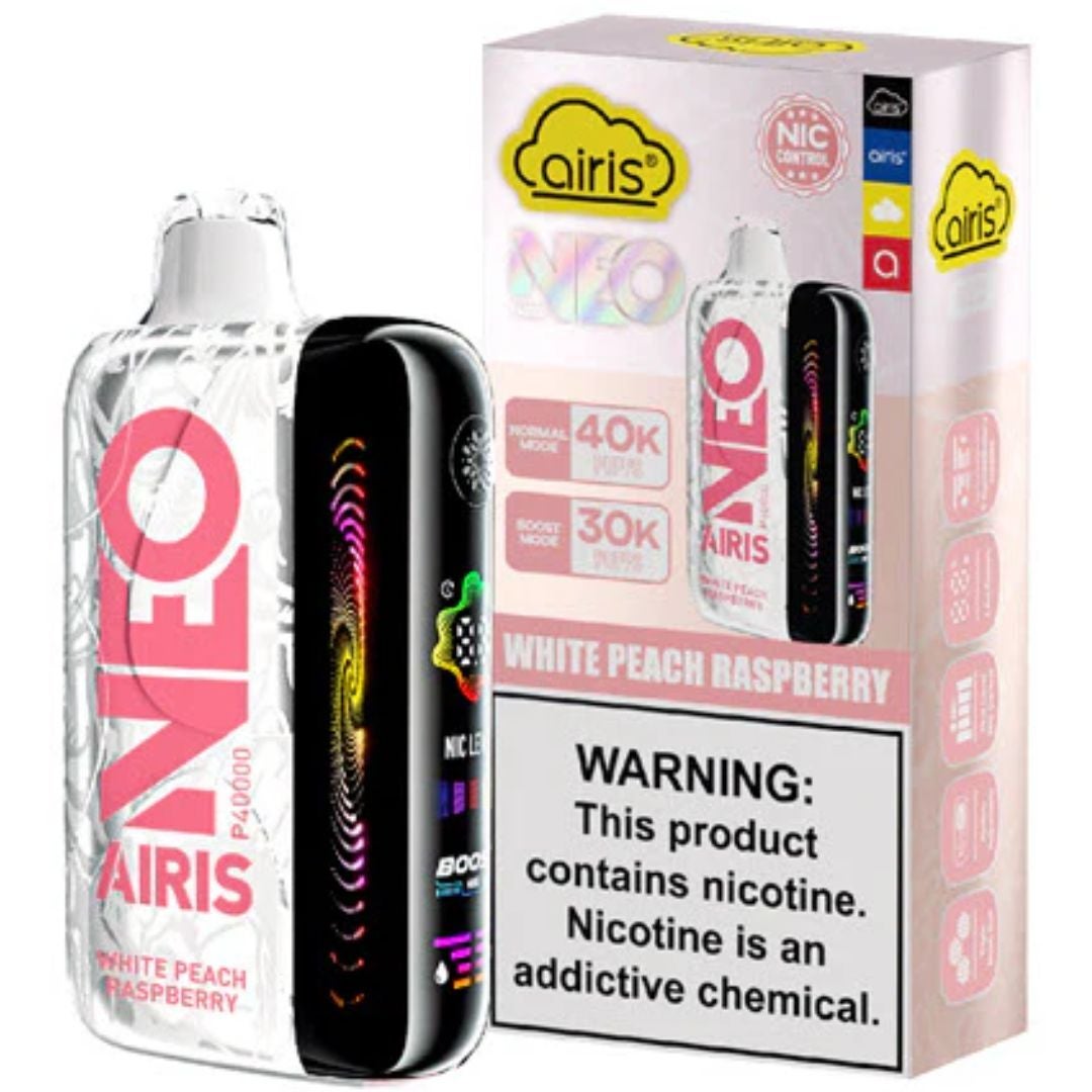 NEO WHITE PEACH RASPBERRY DISPOSABLE VAPE – Universal Wholesale