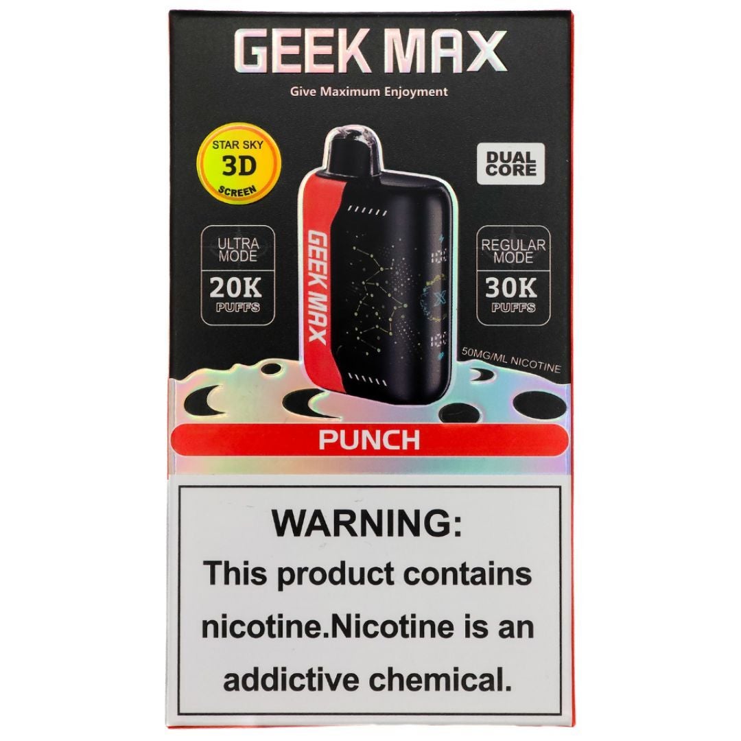 GEEK MAX PUNCH VAPE DISPOSABLE – Universal Wholesale