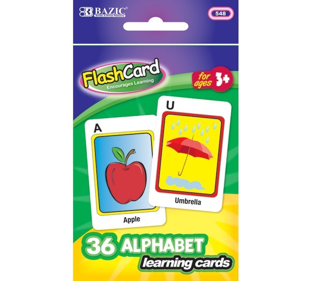 BAZIC #548 FLASH CARDS/ALPHABET – Universal Wholesale